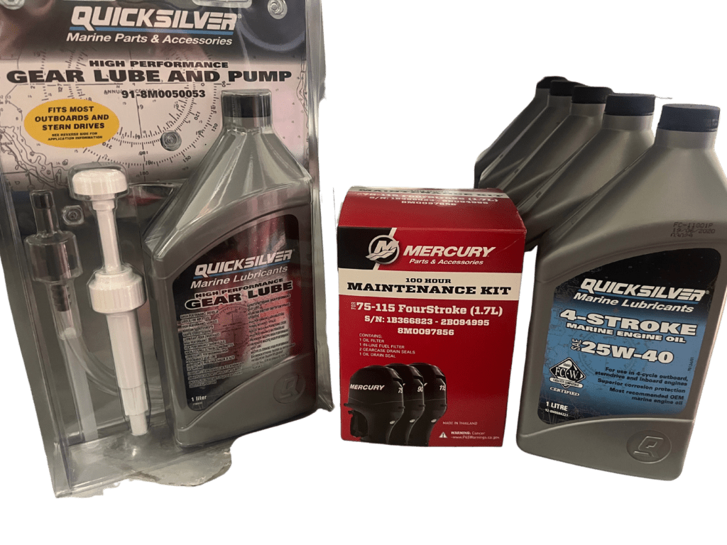 Mercury Service Kit 100hrs Paket für 75-115 PS Four Stroke incl. Öl ...