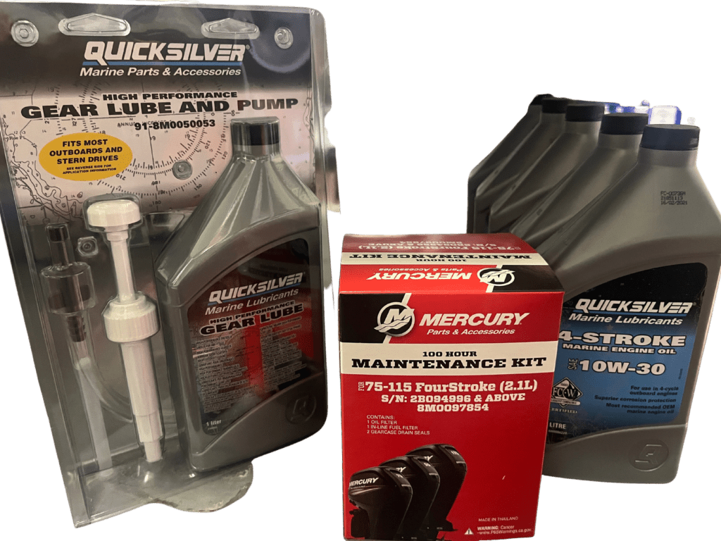 Mercury Service Kit 100hrs Paket für 75-115 PS Four Stroke incl. Öl ...